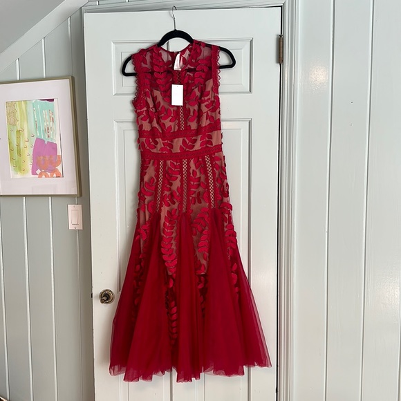 Bronx and Banco | Dresses | Bronx And Banco Saba Lace Midi Dress | Poshmark